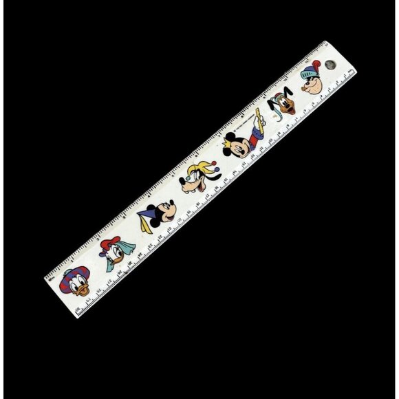 Disney | Office | Vintage Ruler Walt Disney White Disneyana Collectible ...